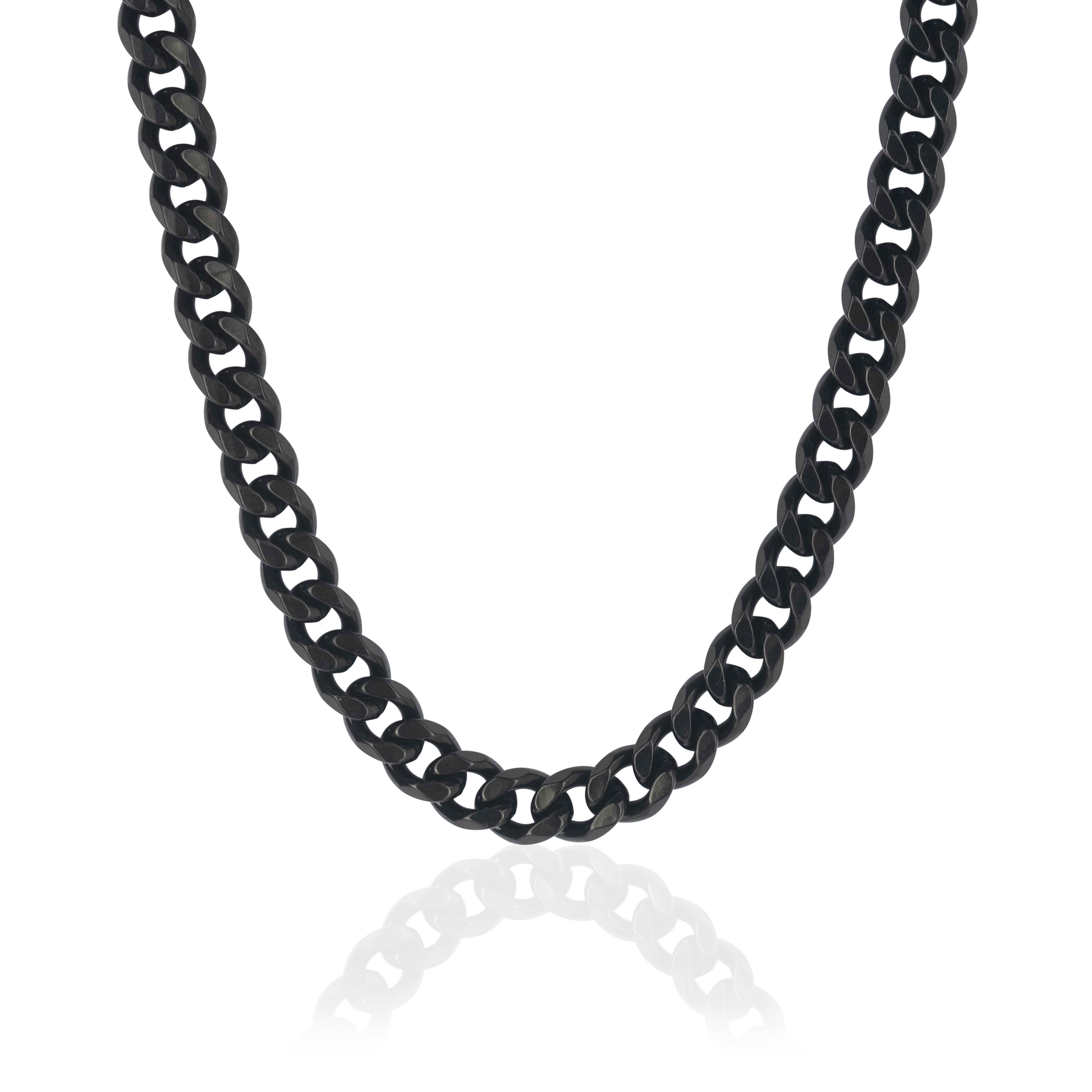 Black Cuban Chain (10MM) | No-Fading Black Chains | Metzi